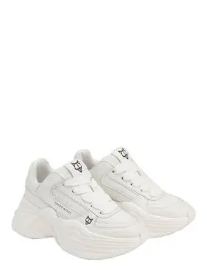 NAKED WOLFE Temple Leather Sneaker - White