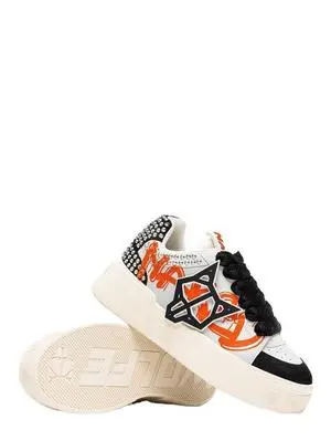 NAKED WOLFE Kosa Sneaker - Black/orange
