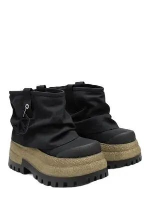NAKED WOLFE Naked Wolfe Dream Canvas Boots Black