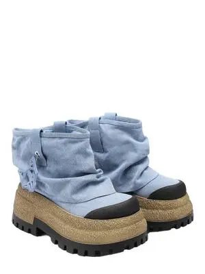 NAKED WOLFE Dream Canvas Boots - Denim