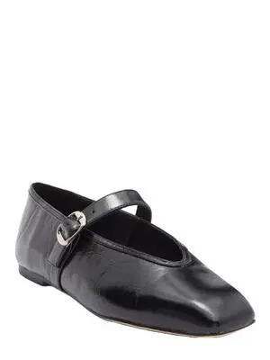 TONY BIANCO Bobbi Mary Jane Flat - Black Crinkle