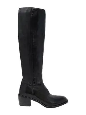 MADISON MAISON Knee High Stretch Boot Black