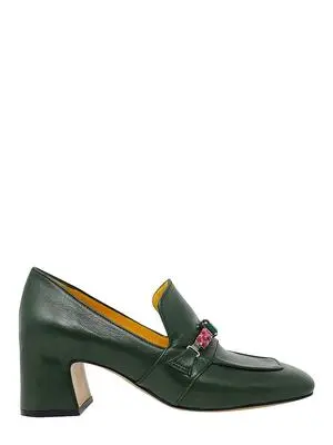 MADISON MAISON Heel Jewel Loafer - Green