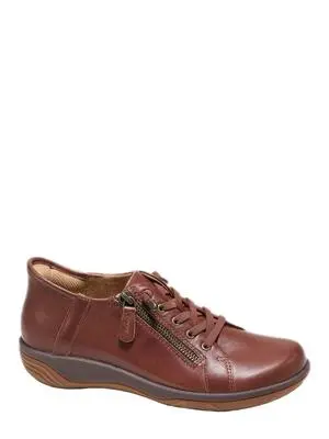 HALSA FOOTWEAR Alma Leather Sneakers - Dark Brown