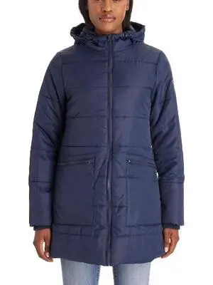 MODERN ETERNITY Gianna 3-in-1 Maternity Hybrid Puffer Jacket Navy
