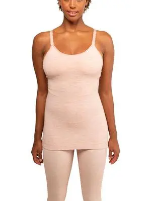 MODERN ETERNITY Isabella Nursing Tank - Peach Melange