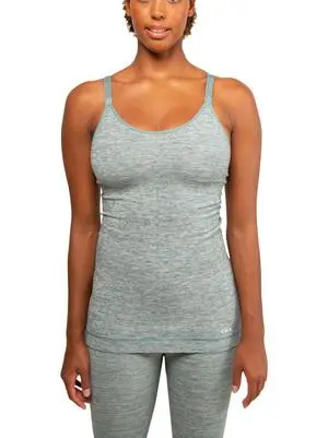 MODERN ETERNITY Isabella Nursing Tank - Teal Melange