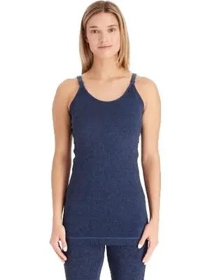 MODERN ETERNITY Activewear Maternity & Nursing Tank - Navy Jacquard