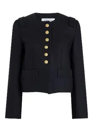 CALLAS MILANO Aubrey Cropped Jacket - Navy