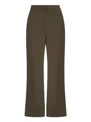 CALLAS MILANO Brody Cropped-cuff Pant - Forest