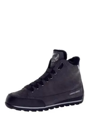 CANDICE COOPER Runlo Waterproof Shearling-lined High-top Sneakers - Black Anthracite