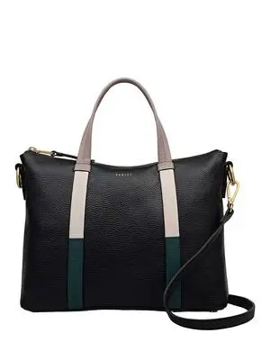 RADLEY Waterloo Way Ziptop Satchel Bag - Black
