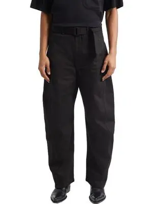 LEMAIRE Twisted Belted Jeans - Black