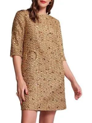 FRANCES VALENTINE Mod Dress - Gold