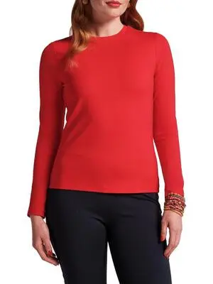 FRANCES VALENTINE Ballet Top Red