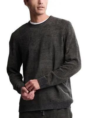 Barefoot Dreams Cozychic Ultra Lite Crewneck Pullover - Dark Moss