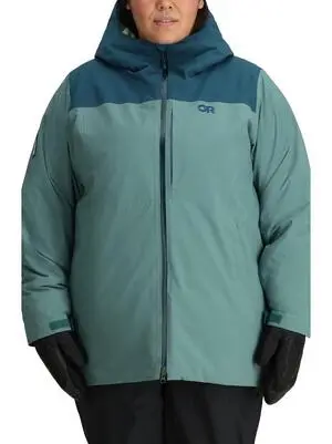 OUTDOOR RESEARCH Snowcrew Hooded Waterproof Jacket - Neptune/harbor