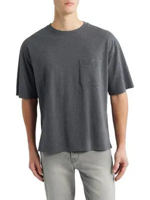 FRAME Relaxed-fit Cotton T-shirt - Grey Melange
