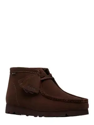 Clarks Wallabee Gore-Tex® Waterproof Shoe Dark Brown Suede