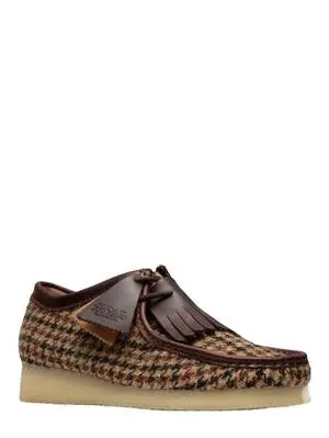 Clarks Wallabee Kiltie Chukka Boot Brown Tweed Comb