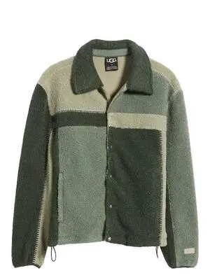 UGG Lachlan Uggfluff Shirt Jacket - Arugula Multi