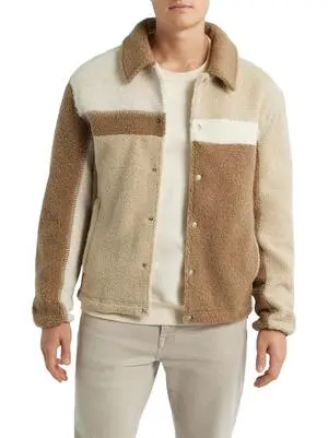 UGG UGG(r) Lachlan UGGfluff Shirt Jacket Sand Multi