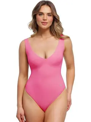 POPILUSH Cloud-touch All-in-one Shaping Bodysuit - Rosy Pink