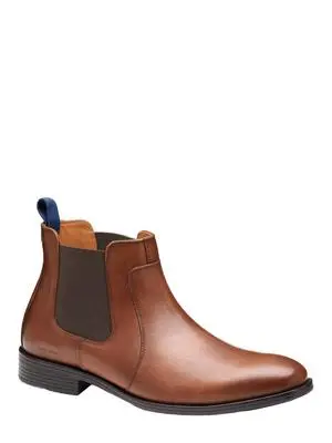 Johnston & Murphy Reeve Chelsea Boot Tan Full Grain