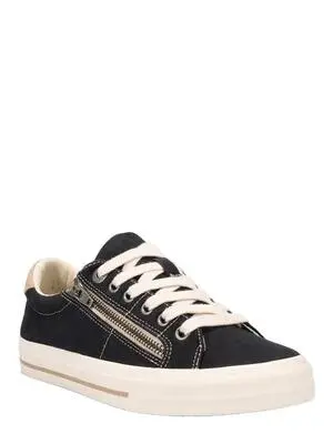TAOS Z-soul Platform Sneakers - Black/tan Distressed