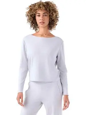 TAVI Brushed Tec Knit Long Sleeve - Ash