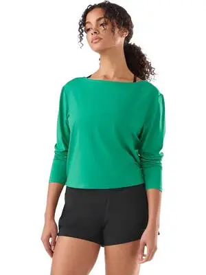 TAVI Brushed Tec Knit Long Sleeve - Spring Green