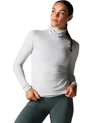 TAVI Brushed Tec Knit Chill Turtleneck Ash