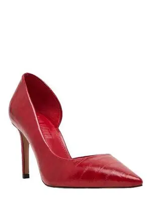 Steve Madden Nula Pointed Toe D'orsay Pumps - Red Eel