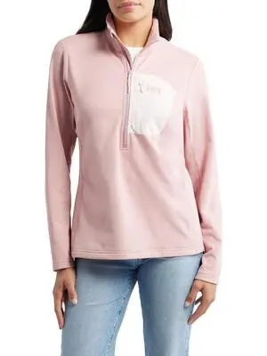 Helly Hansen Versalite Grid Fleece Half-zip Pullover - Pink Salt