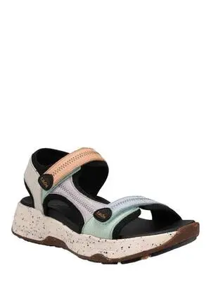 TAOS Super Side Sandal Retro Embossed Multi