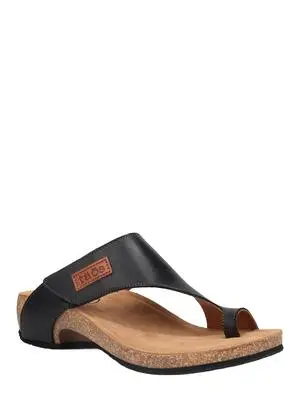 TAOS Loop Toe Loop Sandal - Black