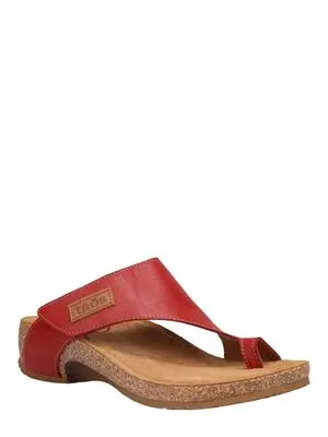 TAOS Loop Toe Loop Sandal - Red