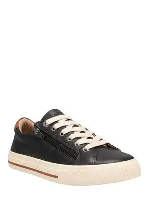 TAOS Z Soul Lux Leather Sneakers - Black/tan