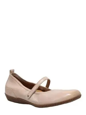 TAOS Babble Leather Mary Jane Flat - Oyster