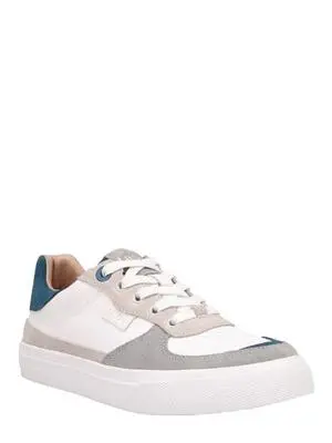 TAOS Pop Soul Leather Sneaker Grey/petrol Blue Multi