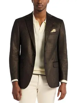 Robert Graham Colden Woven Sport Coat - Camel