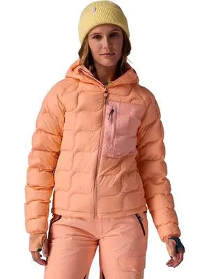 BACKCOUNTRY ALLIED Down Hooded Jacket Peach Sky