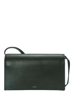 Vince Leather Crossbody Wallet - Herba