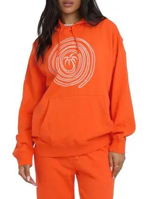 BILLABONG Schuyler Oversize Cotton-blend Graphic Hoodie - Twisted Orange