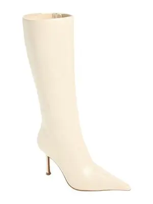 Jeffrey Campbell Darling Pointed Toe Boots - Ivory