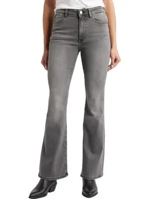 Warp + Weft Nao High-waist Bootcut Jeans - New Moon