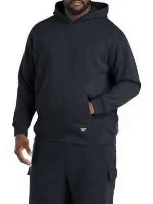 REEBOK Big & Tall Performance Super Soft Brushed Hoodie - Black