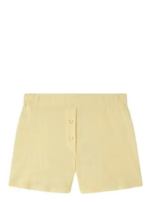 VIR VITA Pointelle Lounge Short - Butter