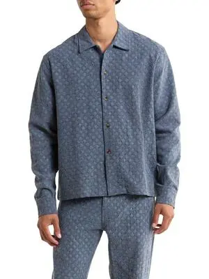 RIZORT Nate Woven Shirt Jacket - Navy