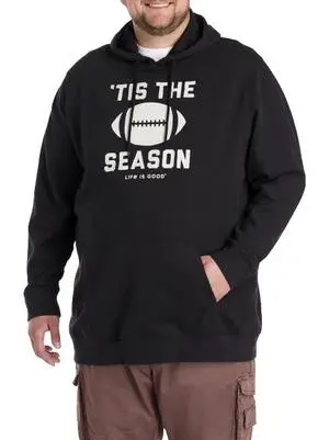 LIFE IS GOOD Big & Tall Hoodie - Black